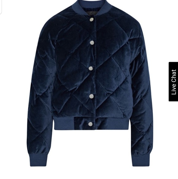 Maje | Jackets & Coats | Maje Balou Quilted Cotton Velvet Bomber Jacket ...
